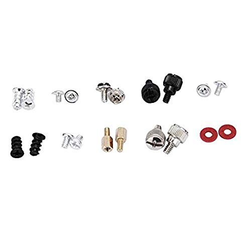 228pcs Personal for Computer Desktop Screws & Standoffs Set Assortment Kit for Mother Board M3 M3.5 M5 Set Screws with Plastic Box SCRW-024945