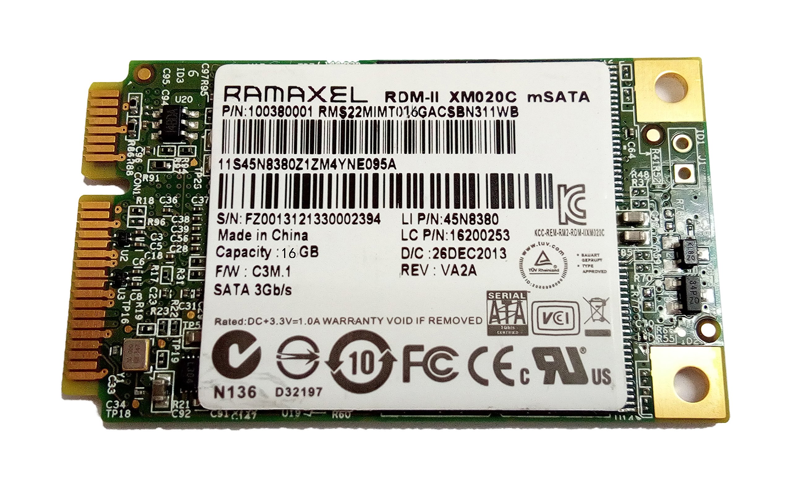 16GB HDD SSD mSATA Mini PCIe SATA-II Internal Hard Disk Module Solid State Drive for Laptop/Desktop Computer