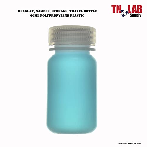 TN LAB Reagent Storage Sample Polypropylene Bottles 60ml (12)