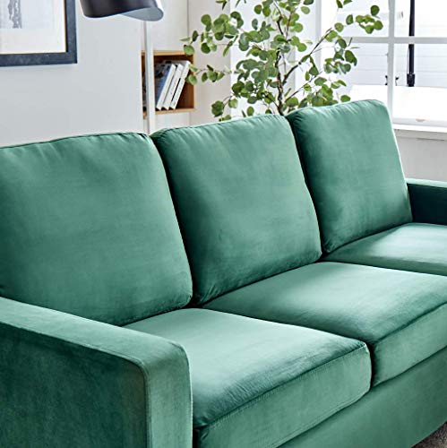 Cherry Tree Furniture Campbell 3-Seater Sofa with Reversible Chaise (Green)
