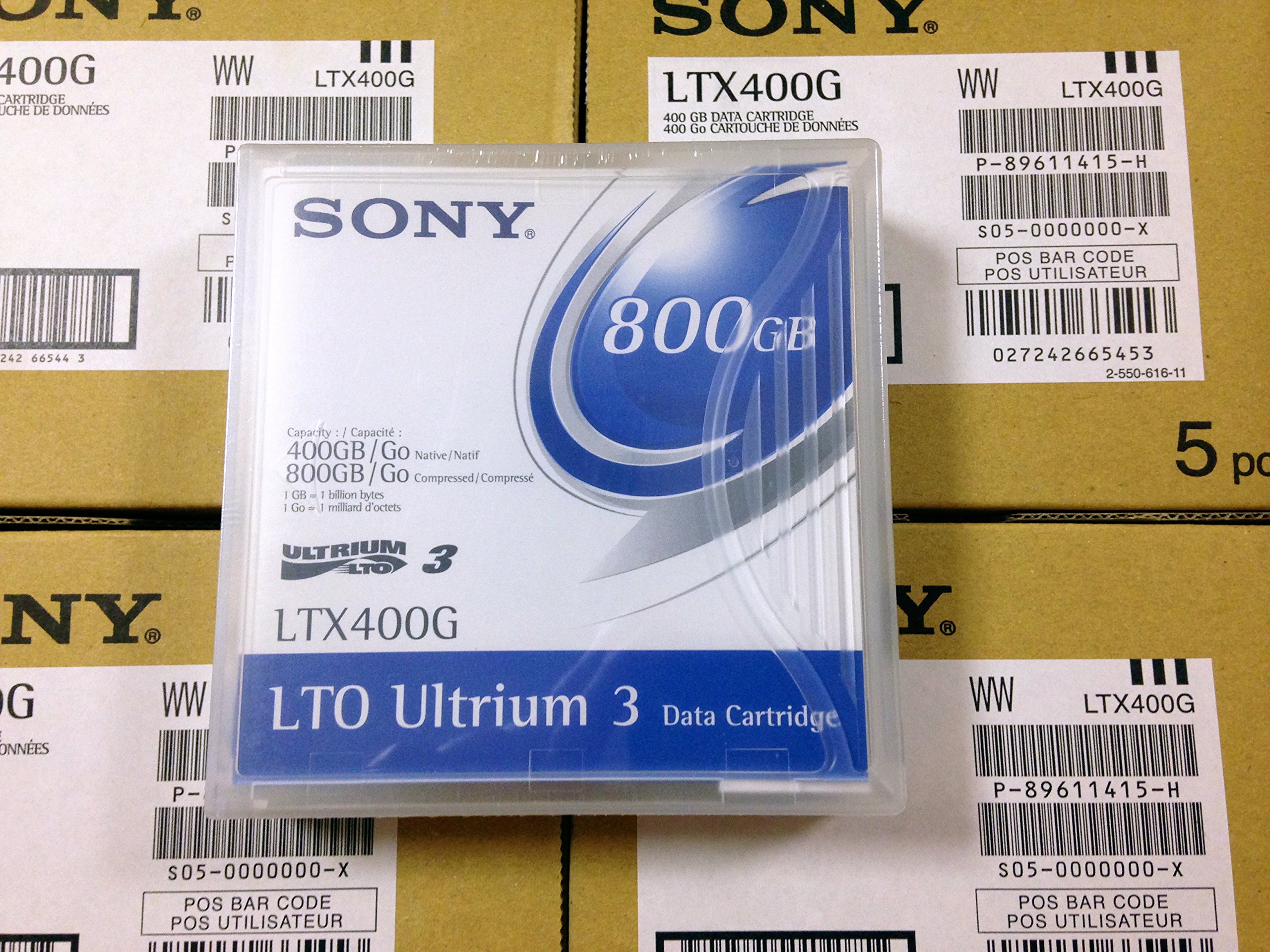 20 Pack SONY LTX400G - 400/800GB LTO ULTRIUM 3 Data Cartridge