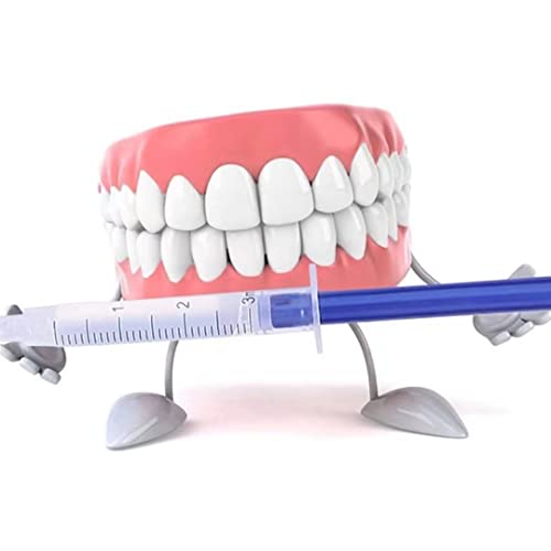 10Pcs White Gel, 44% Teeth Whitening Kit, 44% CP Teeth Whitening Gel, White Dental System at Home Teeth Whitening Kit