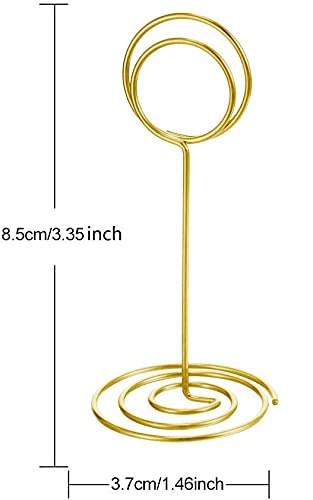 20 Pack Table Number Holders Place Card Holder Photo Picture Holder for Wedding, Birthday Party