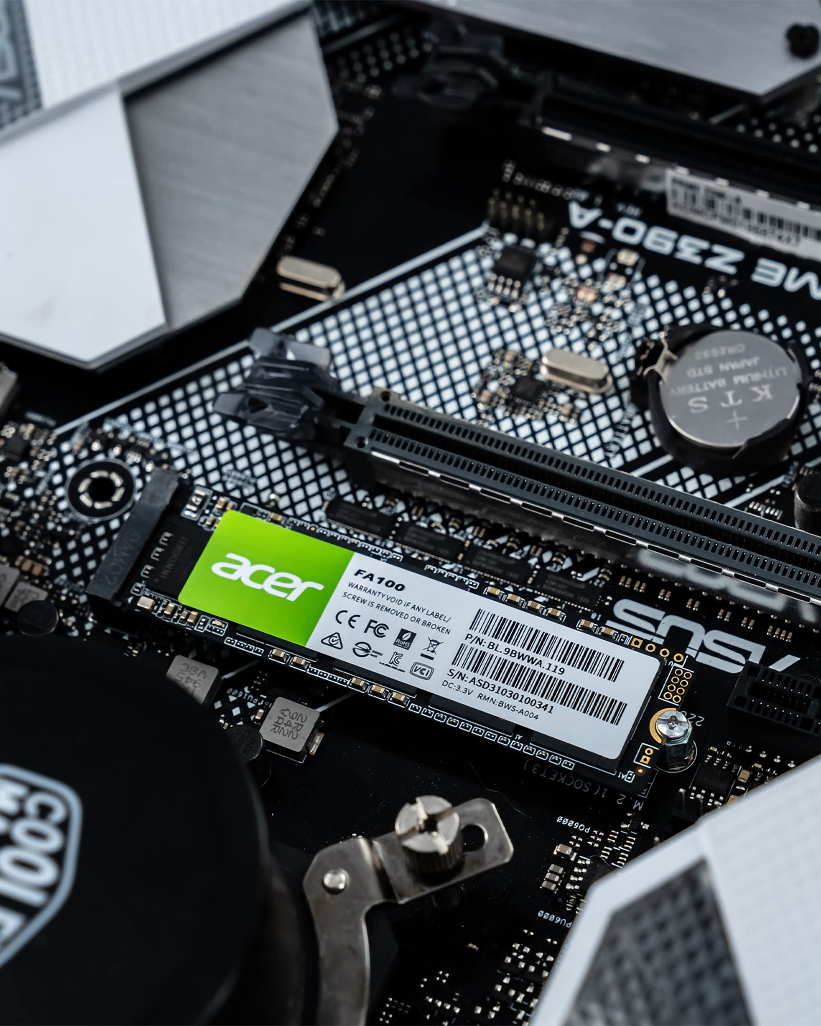 acer FA100 1TB M.2 SSD 2280 NVMe Gen3 x4 Internal Solid State Drive, Up to 8 Gb/s, Storage for PC and Laptops - BL.9BWWA.120