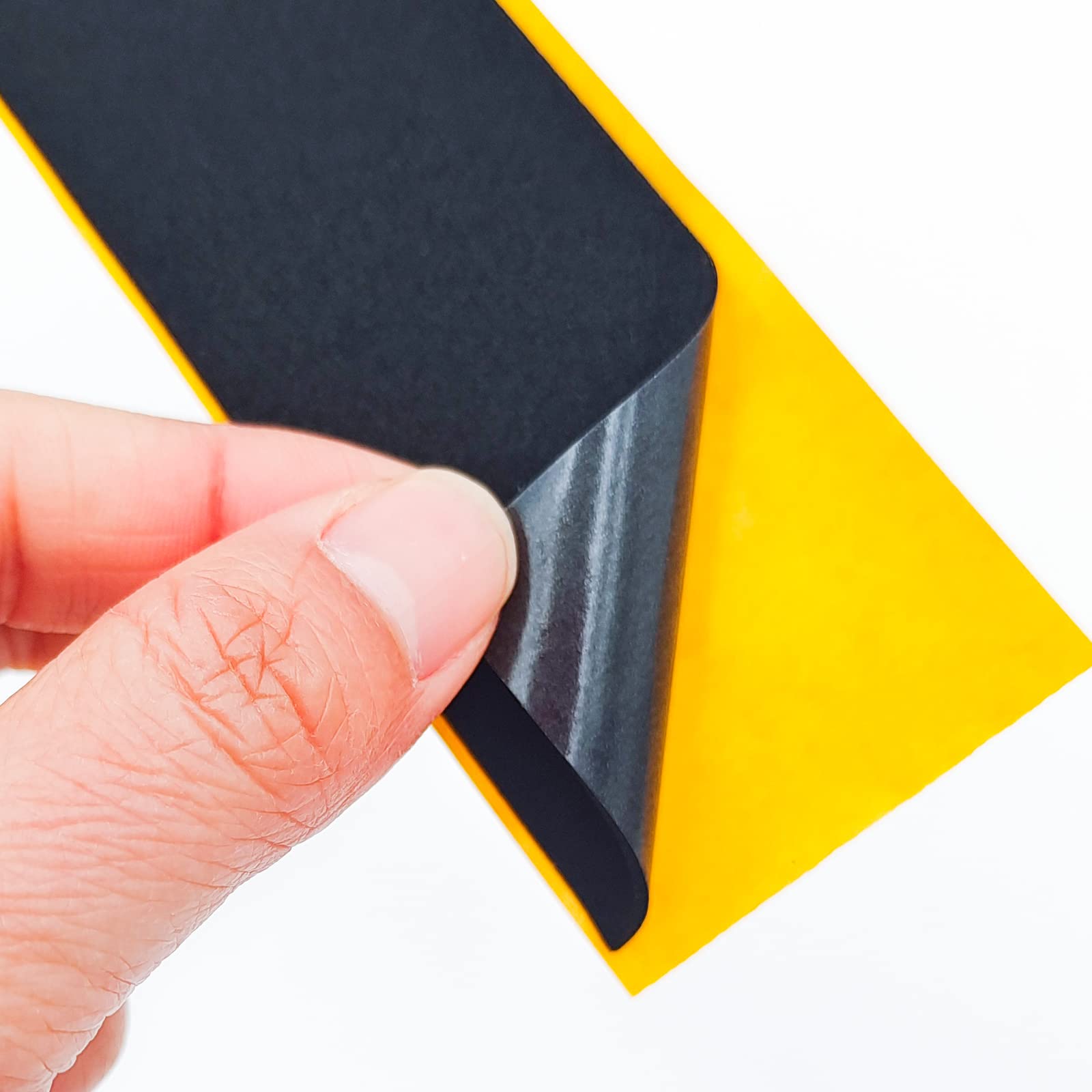 12 Piece Mini Finger Fingerboard Grip Tape,Foam Grip Tape Pro Fingerboard Tech Deck Performance Series,P-rep Professional Original Black Skateboard Fingerboard Foam Grip Tape Stickers,38mmX110mm