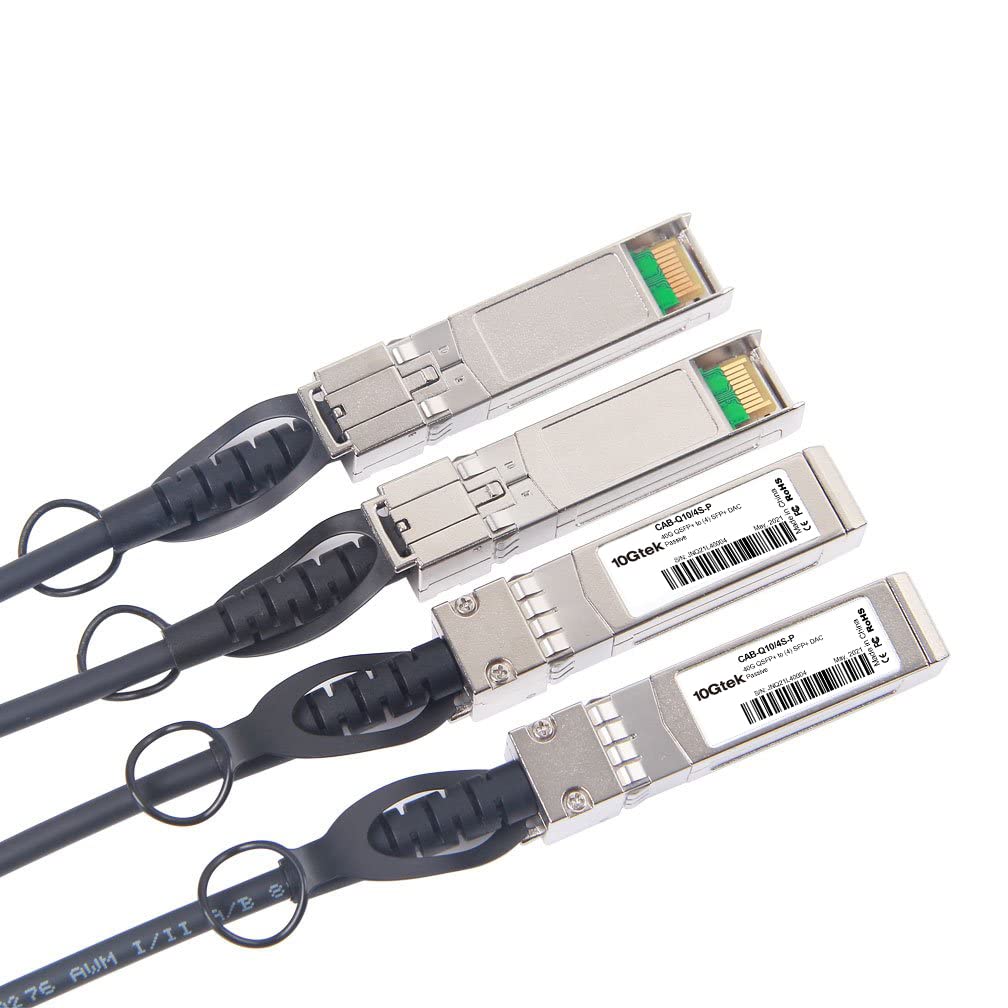 40G QSFP+ to 4xSFP+ Breakout DAC for Cisco QSFP-4SFP10G-CU2M - 40GBASE-CR4 Passive Direct Attach Copper Twinax QSFP to SFP Cable for Cisco Devices, 2-Meter(6.5ft)