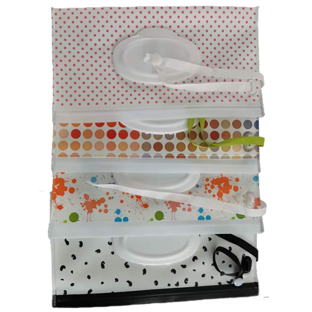 4 pack Reusable Eco Friendly Durable Portable Wet Wipe Pouch,Travel Wipes Bag Travel Wipes Dispenser Wipe Pouches Baby Wet Wipe Cases
