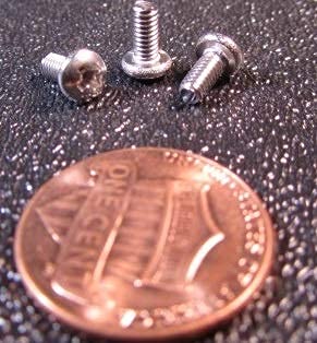 18-8 Stainless Steel Round Head Phillips Machine Screws, FT, 4-48 Thread Size x 1/4" Length, 100 Pcs