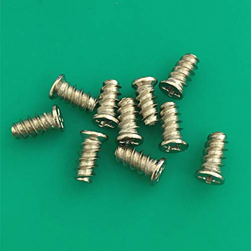 Davitu Electrical Equipments Supplies - 100pcs Desktop Computer Screws Fan Screw M5*10 Computer Fan Screws Connector