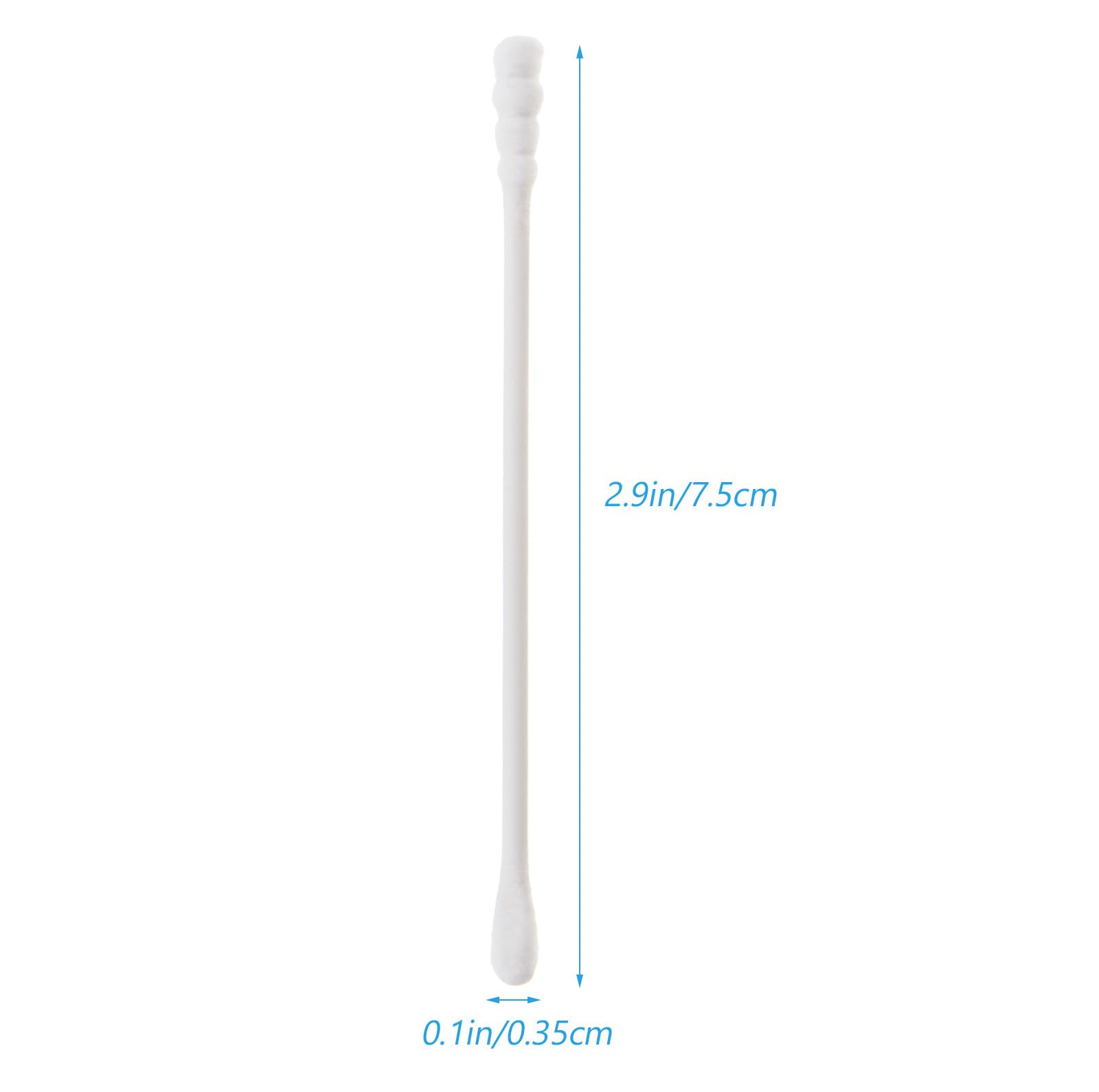 400PCS Cotton Swabs, Cotton Buds Swabs Cleaner Double Round Cotton Tip Cleaning Swabs with Paper Stick for Cleaning Ear Nose nose swabs Makeup chidren ear nose cotton sticks