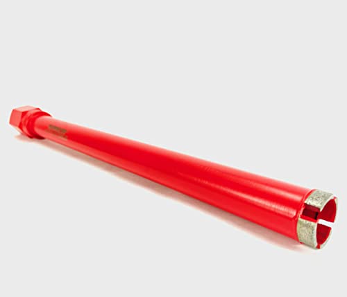 1.25" Inch Diamond Wet Core Drill Bit 1-1/4” Threaded by BLUEROCK Tools for Concrete Rebar Asphalt Brick Rock Masonry Hole Barrel Coring
