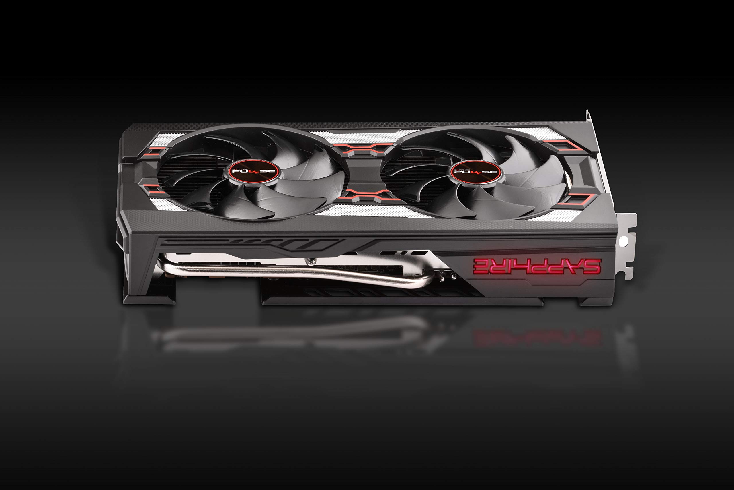 SAPPHIRE 11296-01-20G Radeon Pulse RX 5600 XT 14GBPS 6GB GDDR6 HDMI / Triple DP OC w/ Backplate (UEFI) PCIe 4.0 Graphics Card