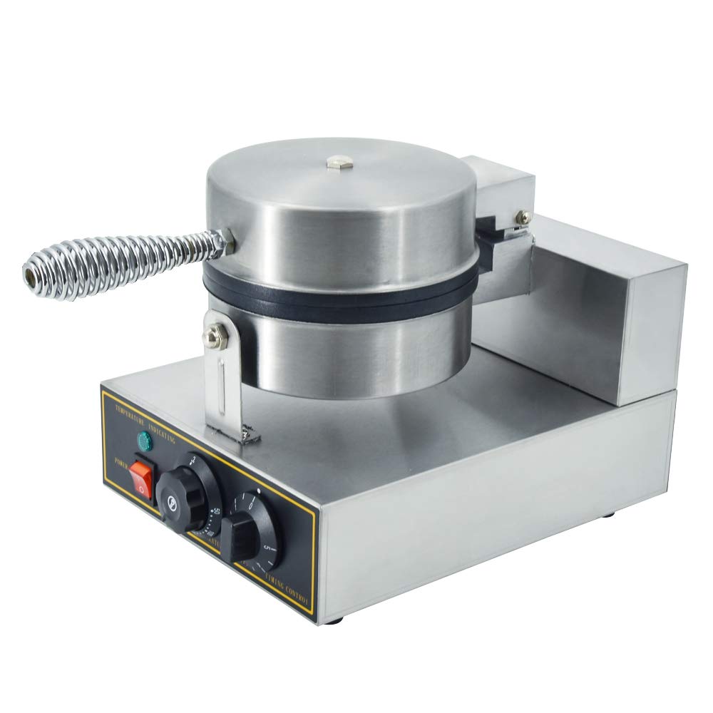 TAIMIKO Commercial Waffle Maker 1400W Nonstick Electric Waffle Machine Stainless Steel 110V Temperature and Time Control Waffle Bake Machine for Home,Commercial Use