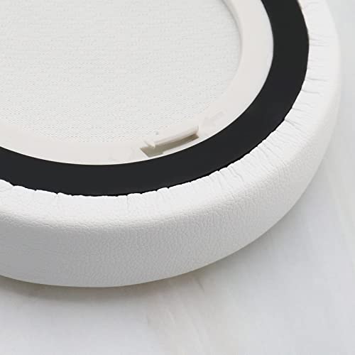 1 Pair Earpads Ear Cushions Protein Leather Memory Foam Replacement Repair Parts Compatible with Corsair Virtuoso RGB Wireless SE Headphones White