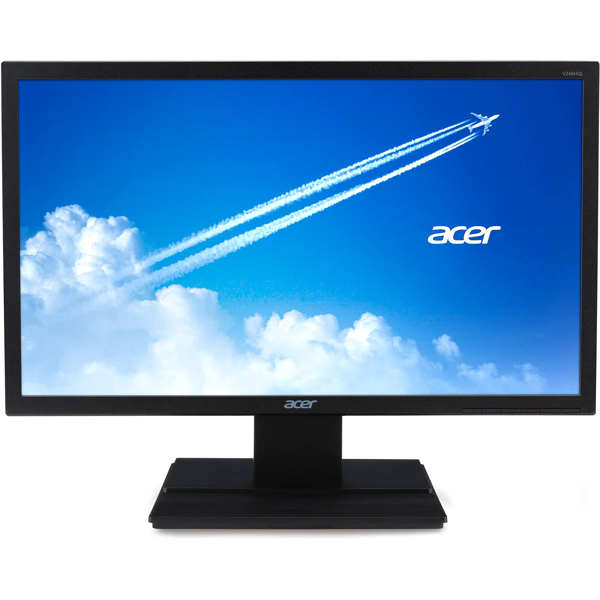 acer V246HQL 23.6" Full HD LED LCD Monitor - 16:9 - Black - Vertical Alignment (VA) - 1920 x 1080-16.7 Million Colors - 250 Nit - 5 ms GTG - 60 Hz Refresh Rate - HDMI - VGA