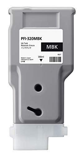 CES Imaging Replacement PFI-320MBK Matte Black 300ml Ink Tank for TM-300 and TM-200 imagePROGRAF in Retail Package
