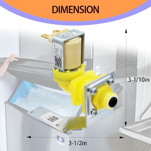 2023 Upgrade 000009120 000008487 33129028 Ice Machine Water Inlet Valve Assembly(OEM)120V 60Hz 5W For Manitowoc Ice Machine Parts 2-Year Warranty