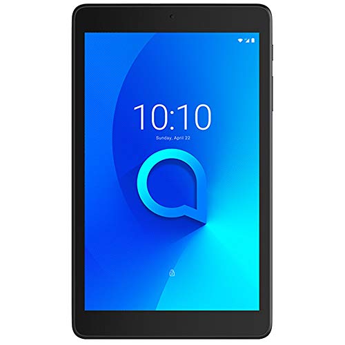 Alcatel 3T 8 9032T (32GB, 2GB) 8.0" Cellular Tablet with Calling, 4080mAh Battery, Face Unlock, Android 10, GPS, US 4G LTE GSM Unlocked (T-Mobile, AT&T, Metro, Straight Talk) (Black)