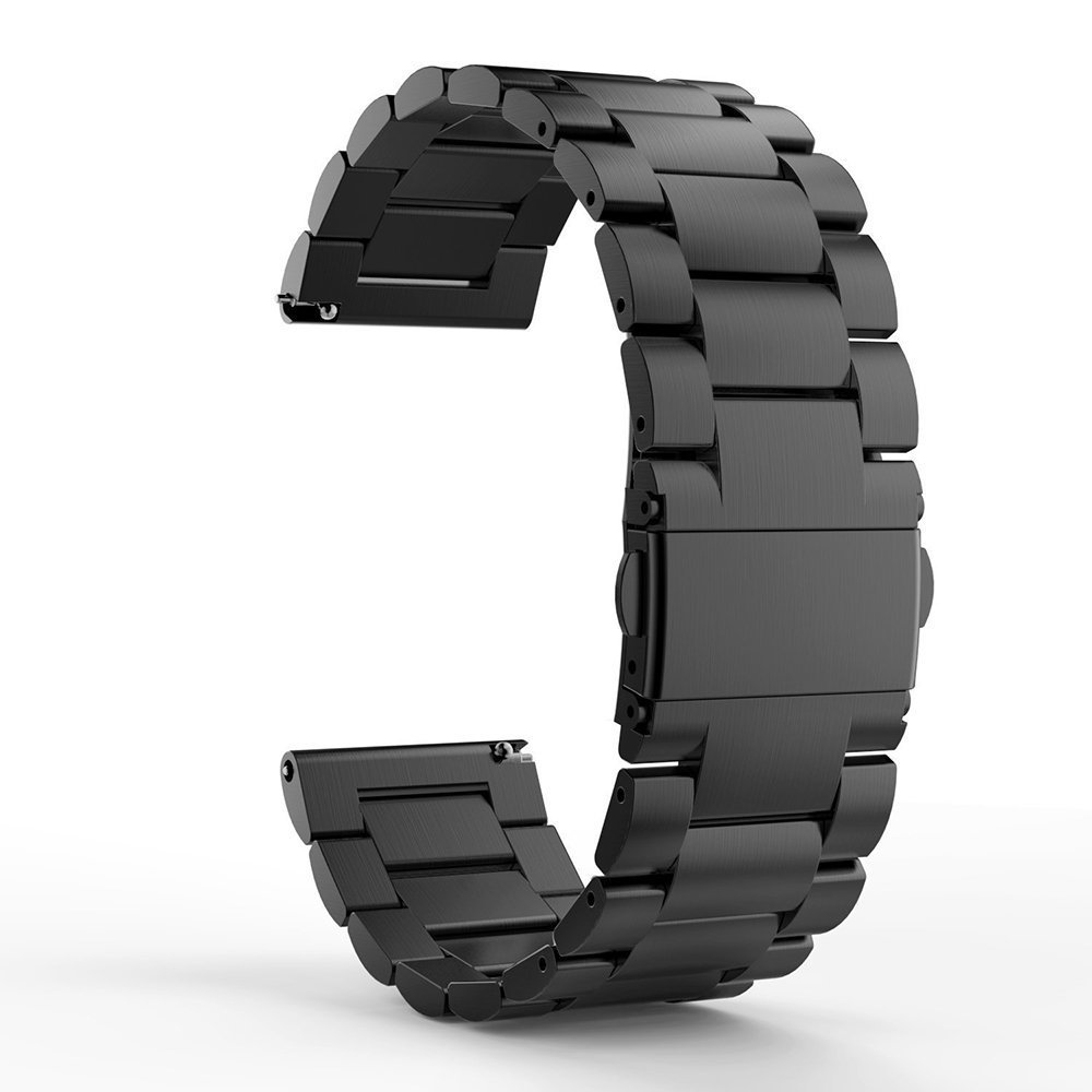 200Pcs Blueshaw Compatible for Movado 2.0 Smartwatch Band, Quick Release Stainless Steel Metal Replacement Straps for Movado Connect 2.0 Smartwatch 40mm (Black)
