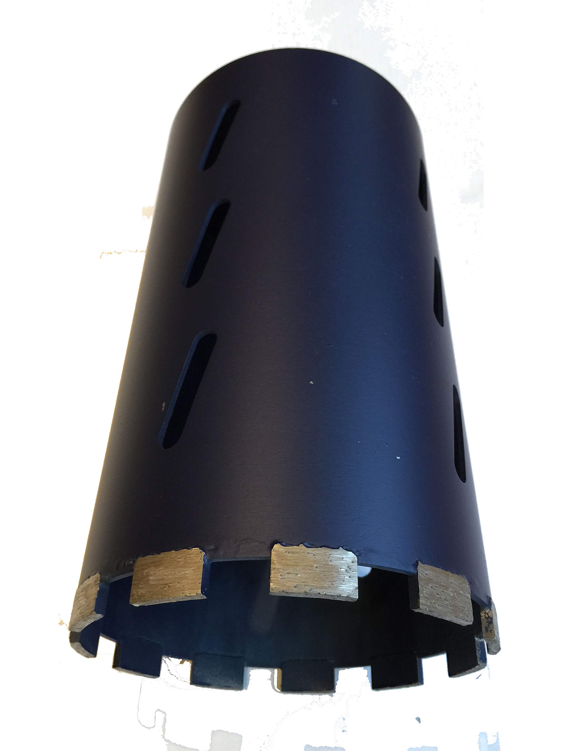 5-1/2-Inch Laser Welded Dry Diamond Core Drill Bits for Cutting Concrete and Asphalt, 5-1/2" Diameter x 11" Length