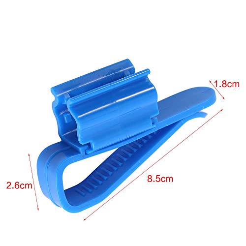 2Pcs Multifunction Plastic Adjustable Fish Tank Mounting Clip Water Pipe Tube Clamp Hose Holder Aquarium Hose Clamp