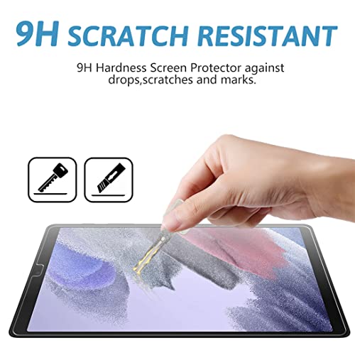 GOZOPO Screen Protector for Samsung Galaxy Tab A7 Lite (8.7 Inch)[Scratch Resistant] SM-T220/T225 Tempered Glass Film - 2-Pack