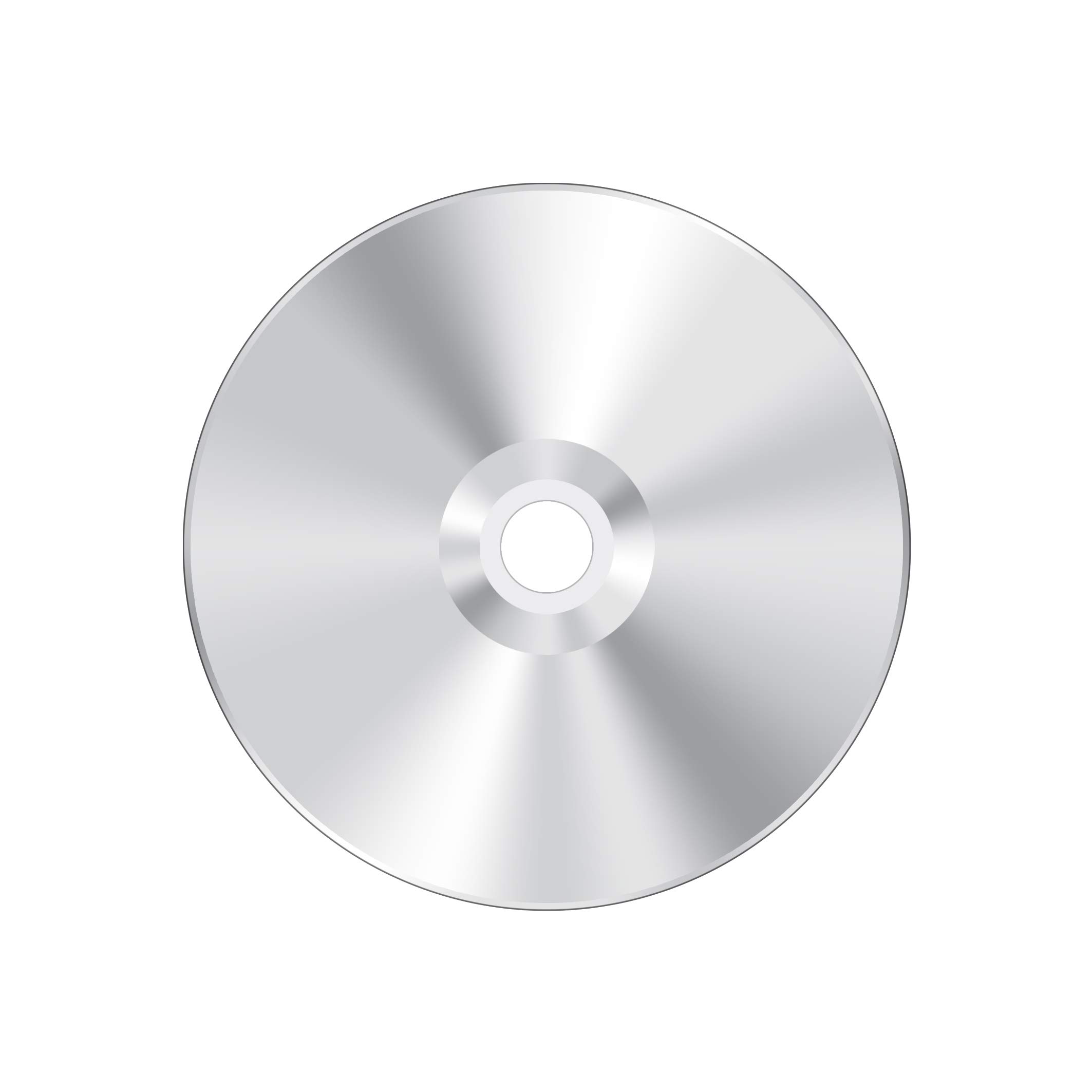 100-Pak WATERGUARD & Glossy White Inkjet Hub DIAMONDSILVER 52X 80-Min CD-R's by MediaRange