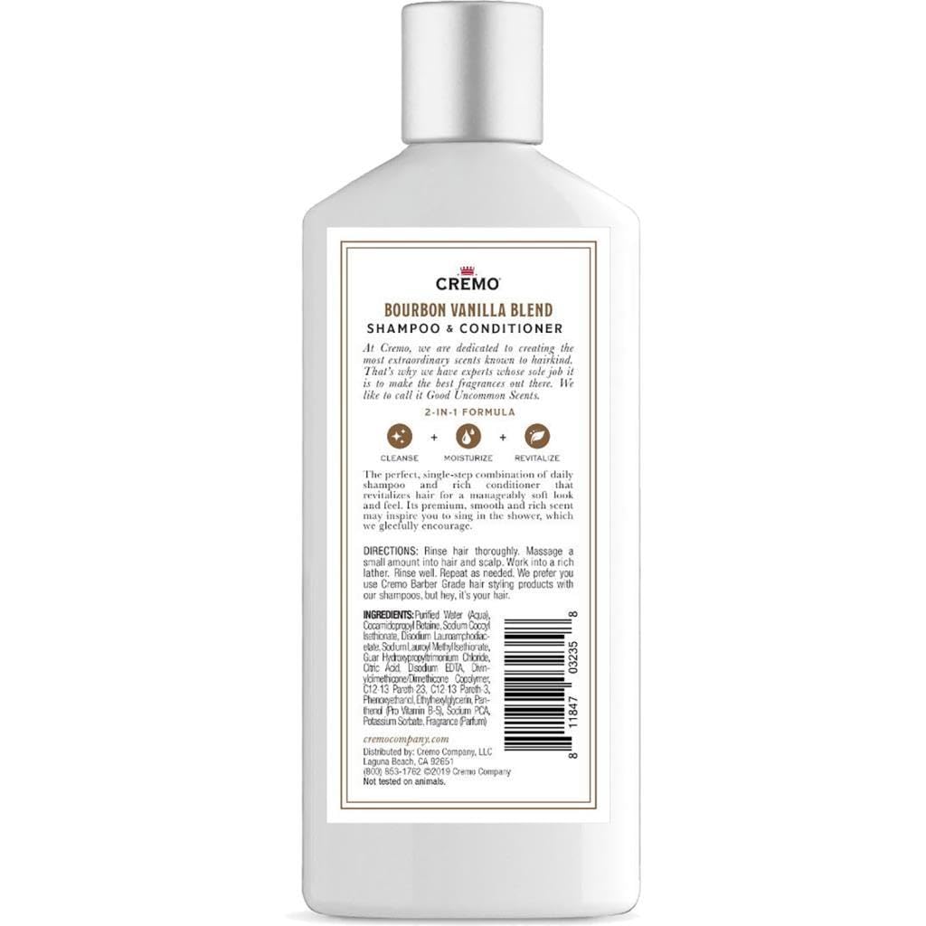 2-in-1 Bourbon Vanilla Shampoo & Conditioner