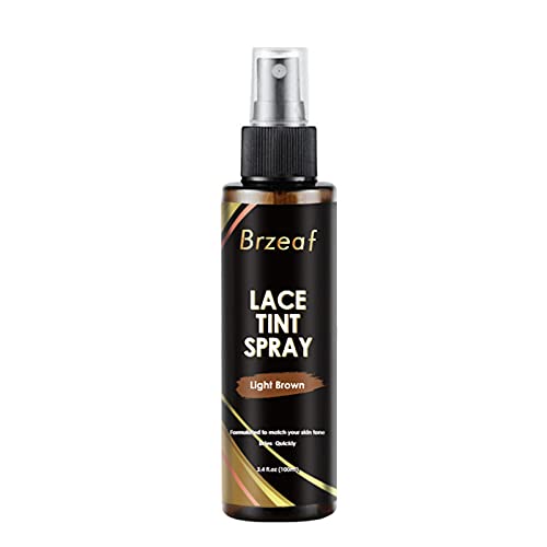 Lace Tint Spray for Wigs - Dark Brown, Middle Brown, Light Brown Shades for Lace Wigs and Frontal Closures - 100ml