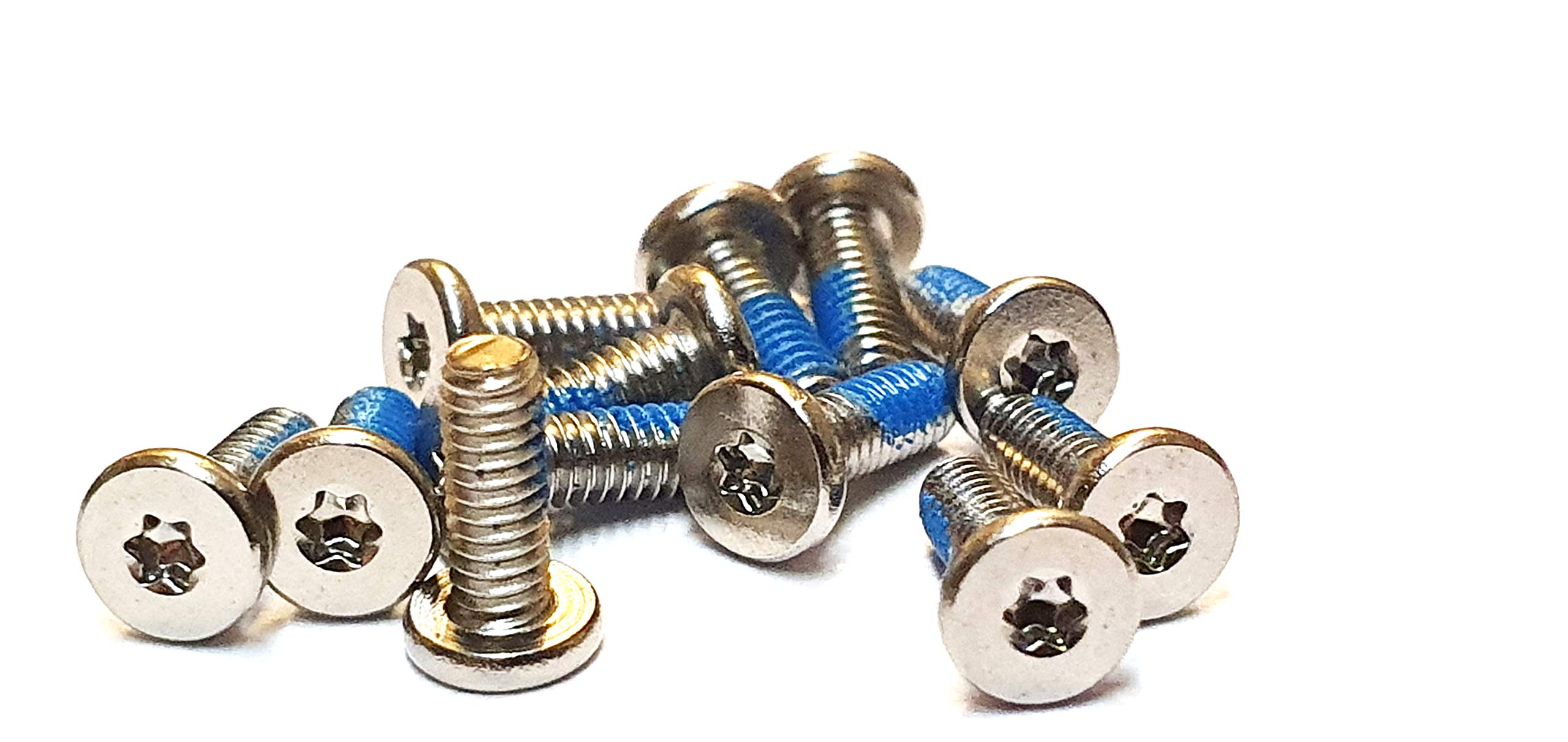 50X Silver T5 TORX Blue Nylok Laptop Machine Screws M2X6mm M2x6L 2x6.0