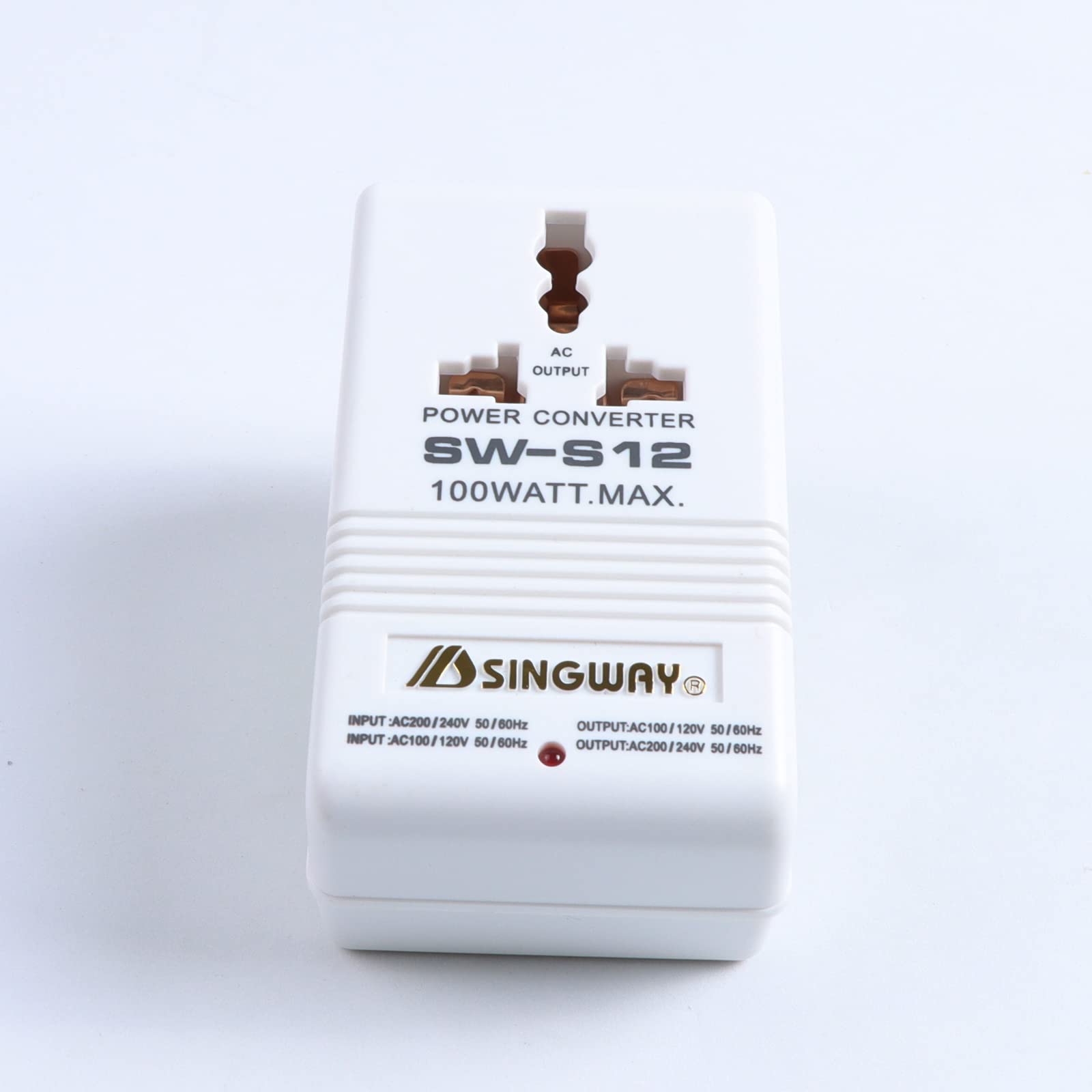110V to 220V 100W Voltage Converter Travel Adapter, Power Converter AC 110V to 220V Step-Up & Down Voltage Converter Transformer