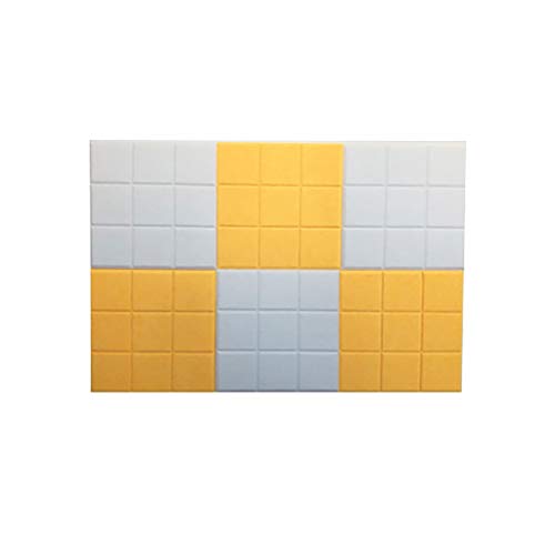 Checkered Felt Board 11.8Γ11.8 inches, self-Adhesive Photo Wall, Cork Board Wall Sticker, Suitable for Kindergarten Display