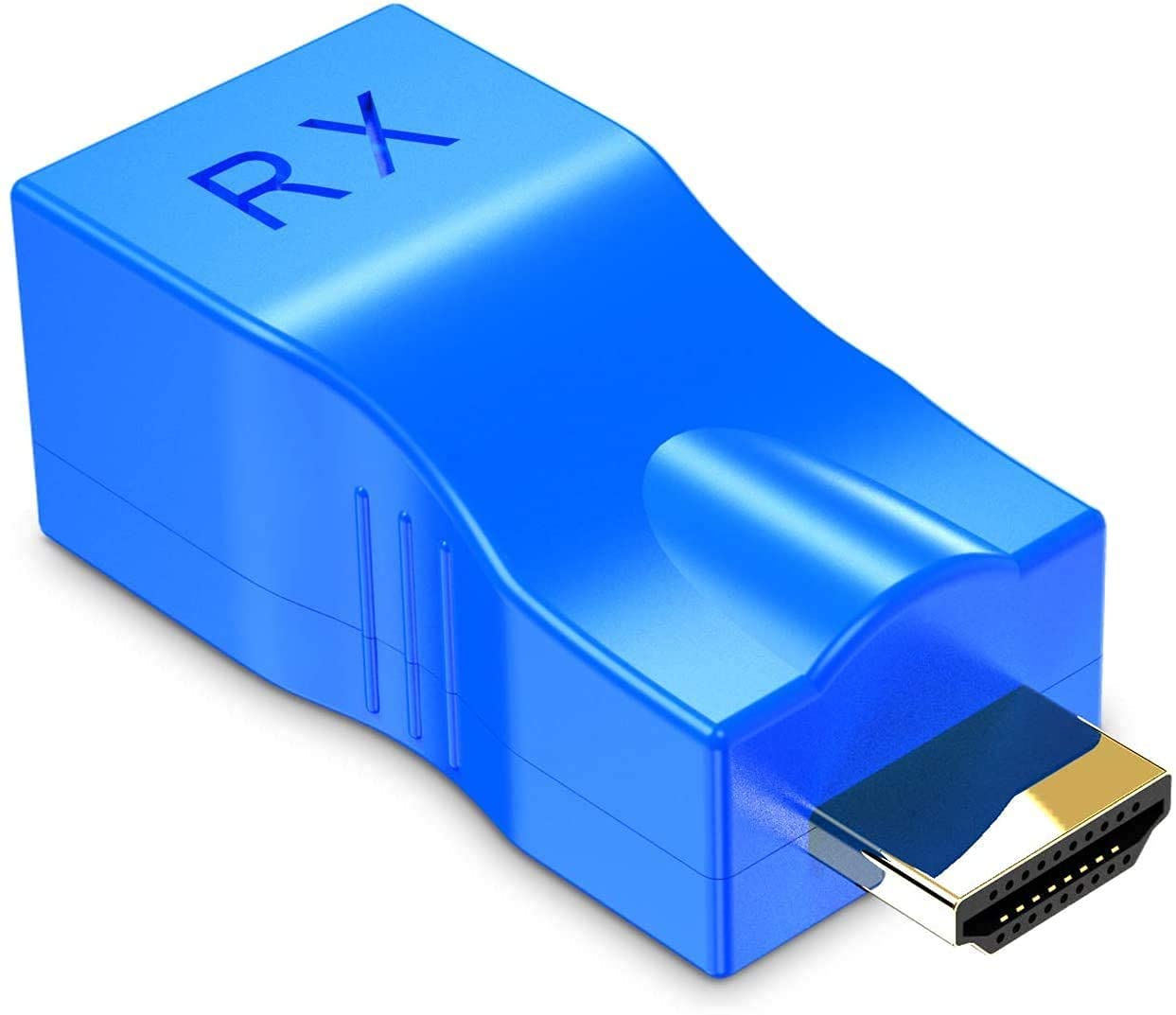Eanetf HDMI to RJ45 Extender, HDMI to RJ45 Ethernet Network Converter Over by Cat5-e/6 Cable Splitter 1080p up to 30m/98ft Repeater for HDTV HDPC PS4 STB
