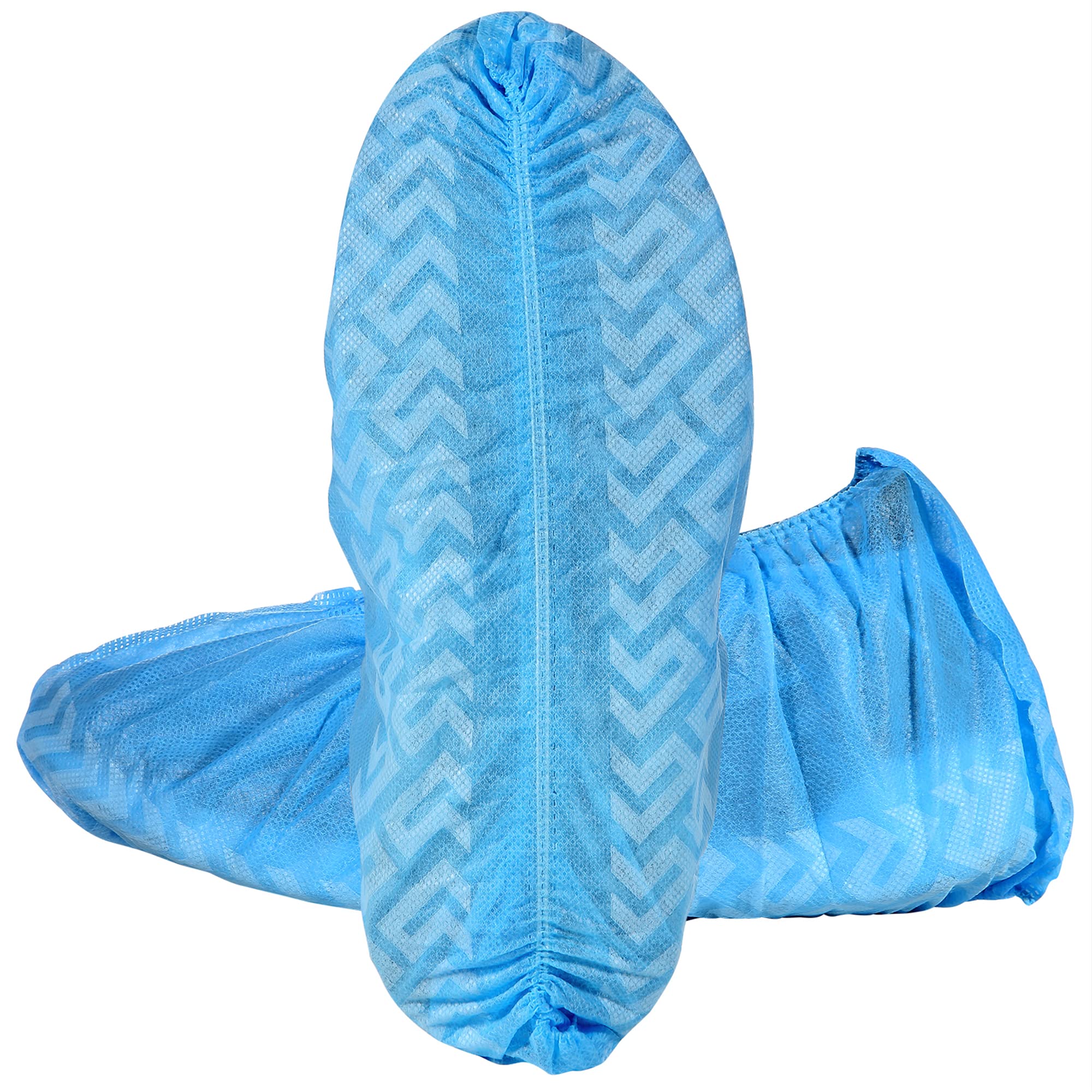AIWIEP Shoe Covers Disposable Non-Slip for Indoor 100 Pack (50 Pairs), Disposable Boot & Shoe Covers | Durable, Recyclable, Water Resistant | Protect Your Home, Floors and Shoes