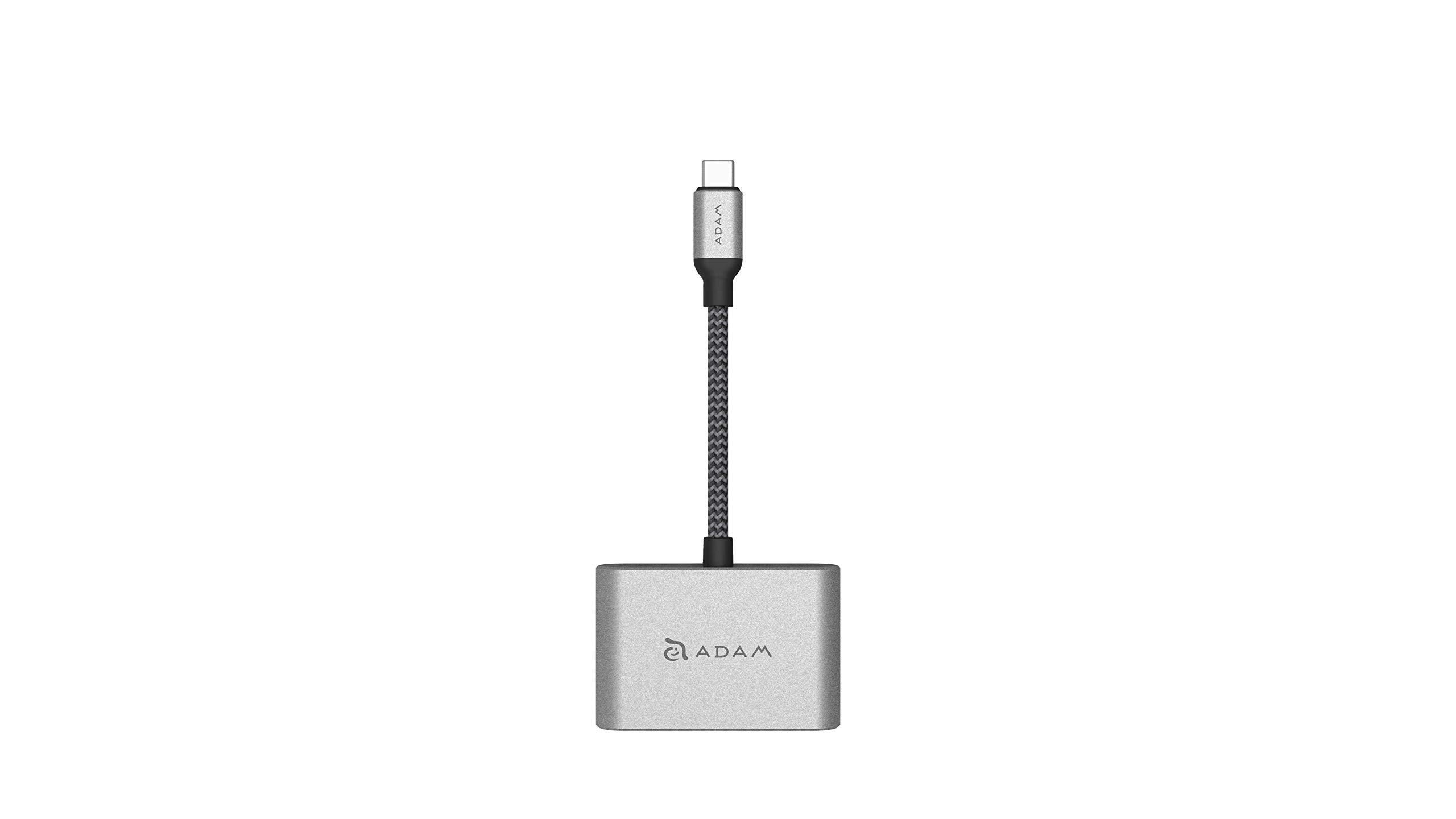 ADAM ELEMENTS CASA HUB VH1 Type-C to HDMI/VGA Converter Adapter, AAPADHUBVH1GYJ