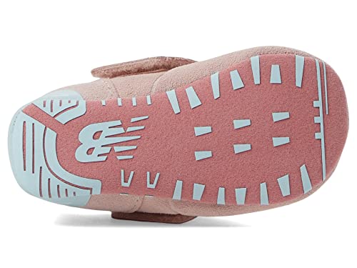 New Balance Kid's 574 V1 Crib Hook & Loop Sneaker, Pink Haze/Natural Pink, 3 Infant