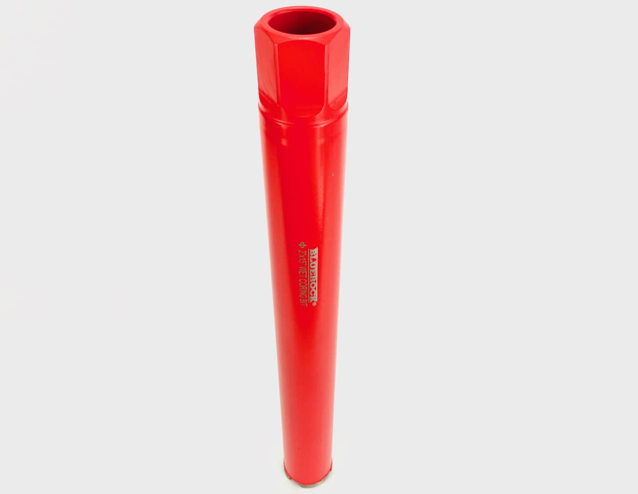 2" Inch Diamond Wet Core Drill Bit 1-1/4” Threaded by BLUEROCK Tools for Concrete Rebar Asphalt Brick Rock Masonry Hole Barrel Coring