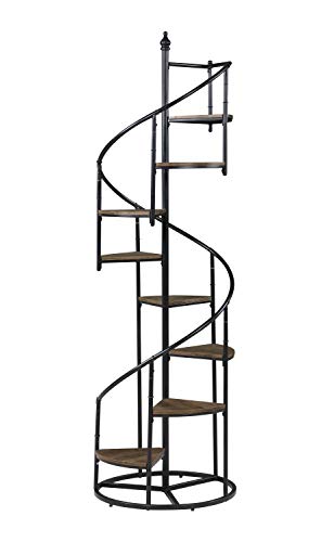 Coaster Furniture Bookcase Rustic Brown and Black 805675
