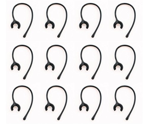 12 Pcs Black EarHook for Samsung HM1100 HM3500 HM1000 HM3700 HM1700 HM3600