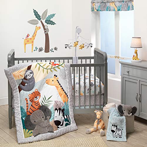 Bedtime Originals Mighty Jungle Wall Decals, Multicolor (283048) , 31.5x1x1.18 Inch (Pack of 1)