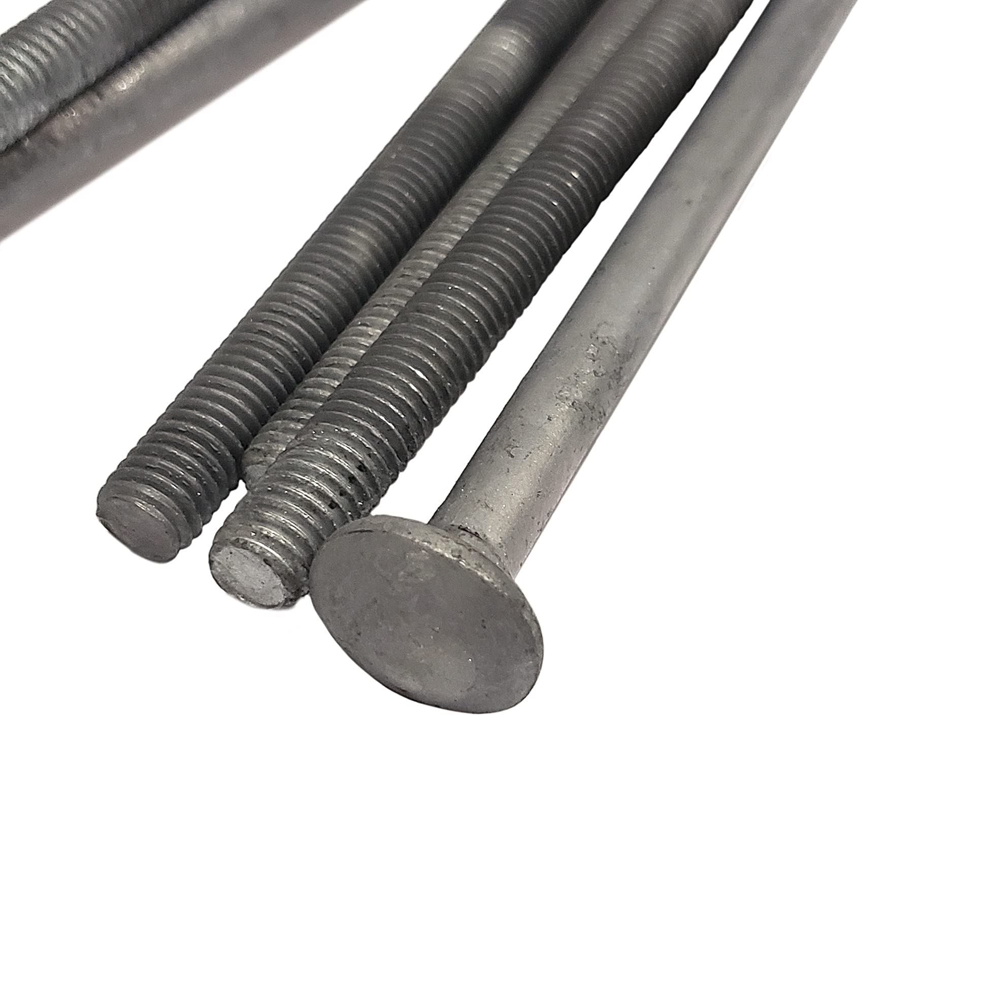 3/8" - 16 x 12 Carriage Bolt | Round Head | Hot Dip Galvanized | 35pcs Box