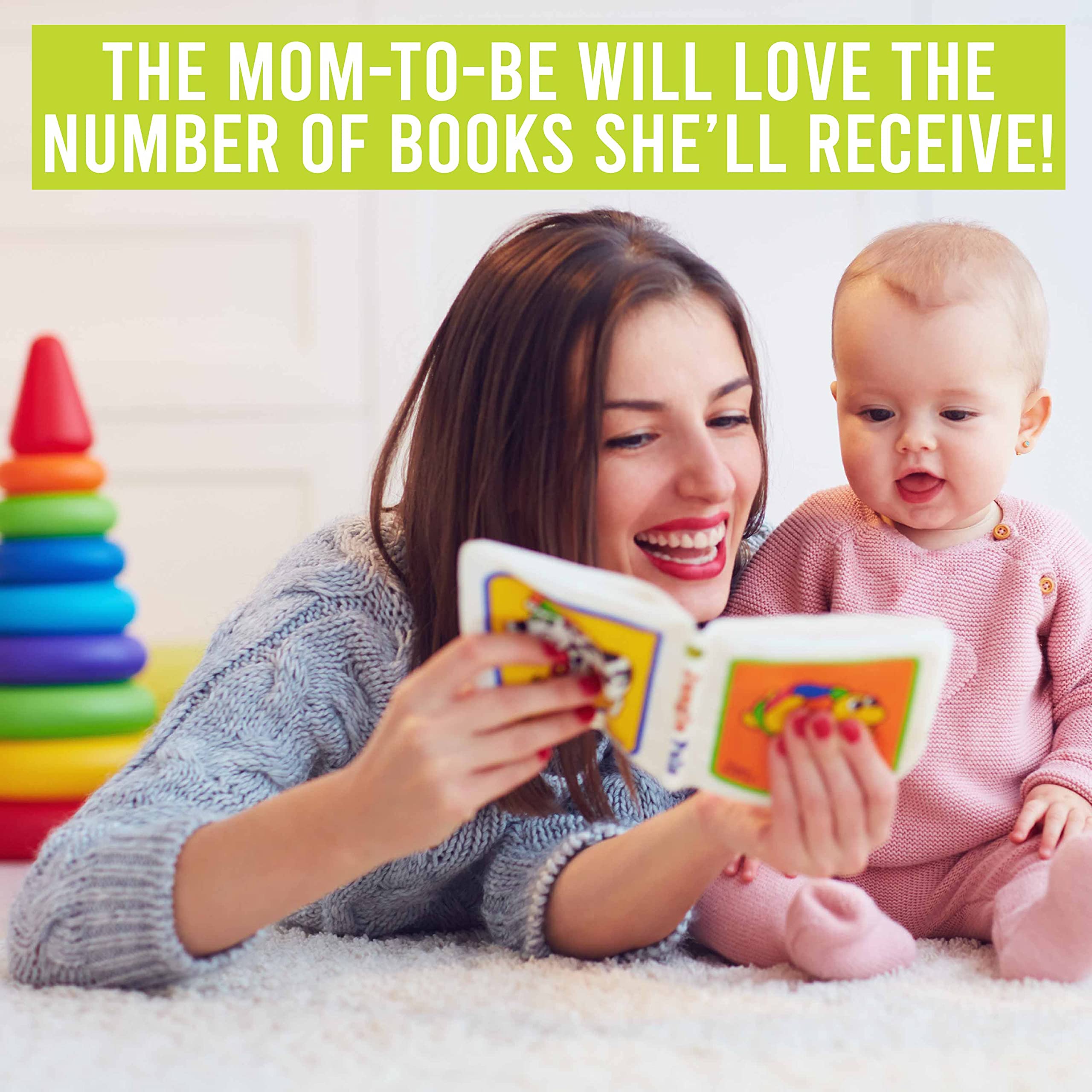 25 Books For Baby Shower Request Cards - Fiesta Baby Shower Invitation Inserts, Book Request Baby Shower Guest Book Alternative, Bring A Book Instead Of A Card, Baby Shower Book Request