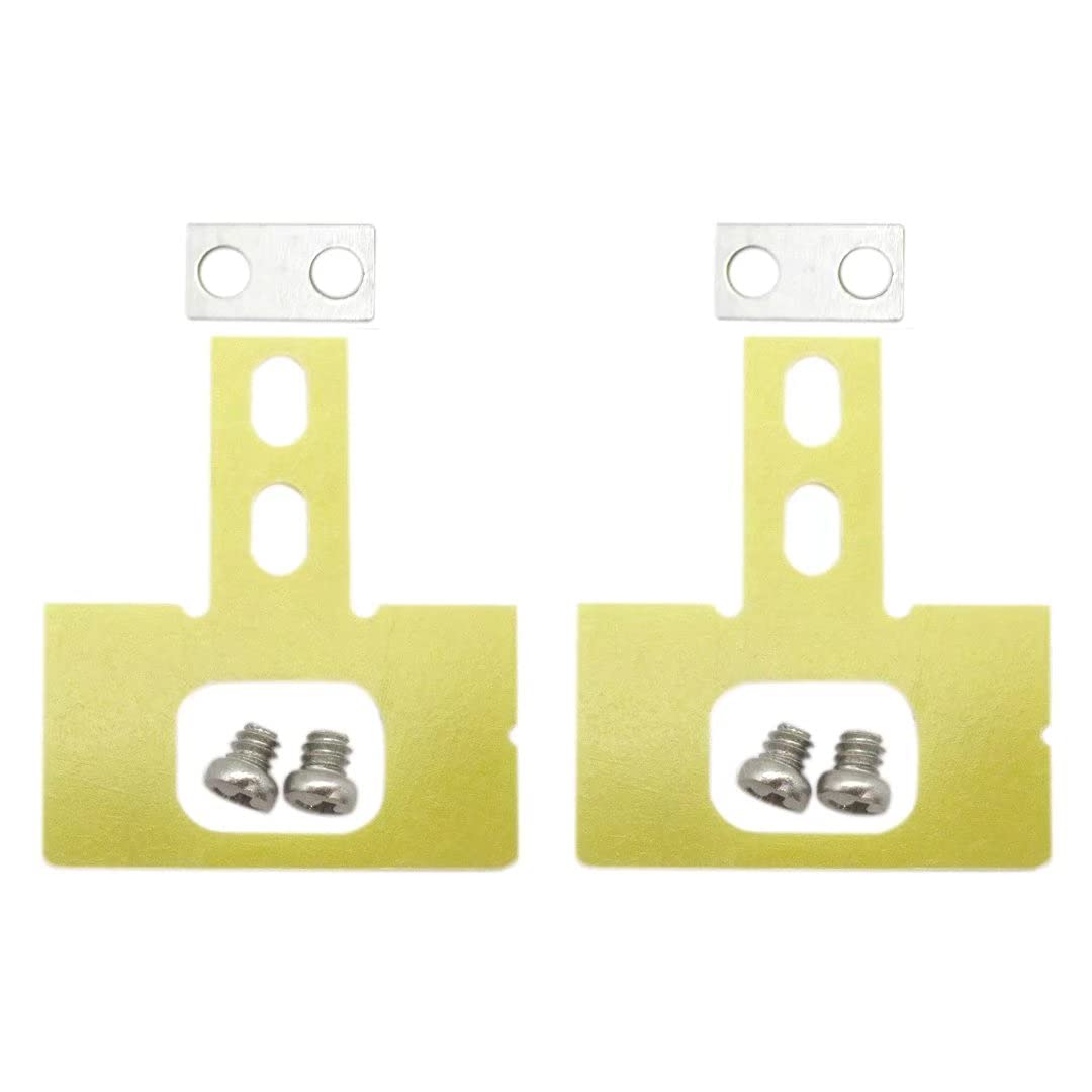 2 Pairs of Replacement T Blade Outliner Trimmer Blades in Silver and Gold with Screws, Sliders and Gaskets
