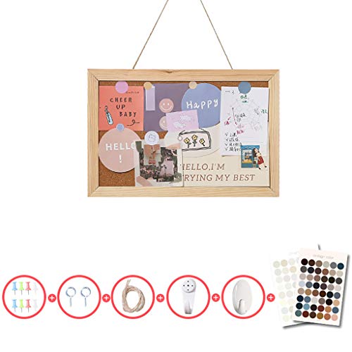 Cork Board Creative Photo Wall, Felt self-Adhesive Wall Bulletin Board, Home Message Board, Desktop Decoration Note Board