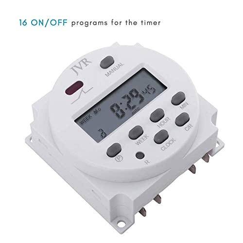 12V Timer Switch - Programmable, DC/AC/Solar Battery Powered | 12 Volt Timer Relay