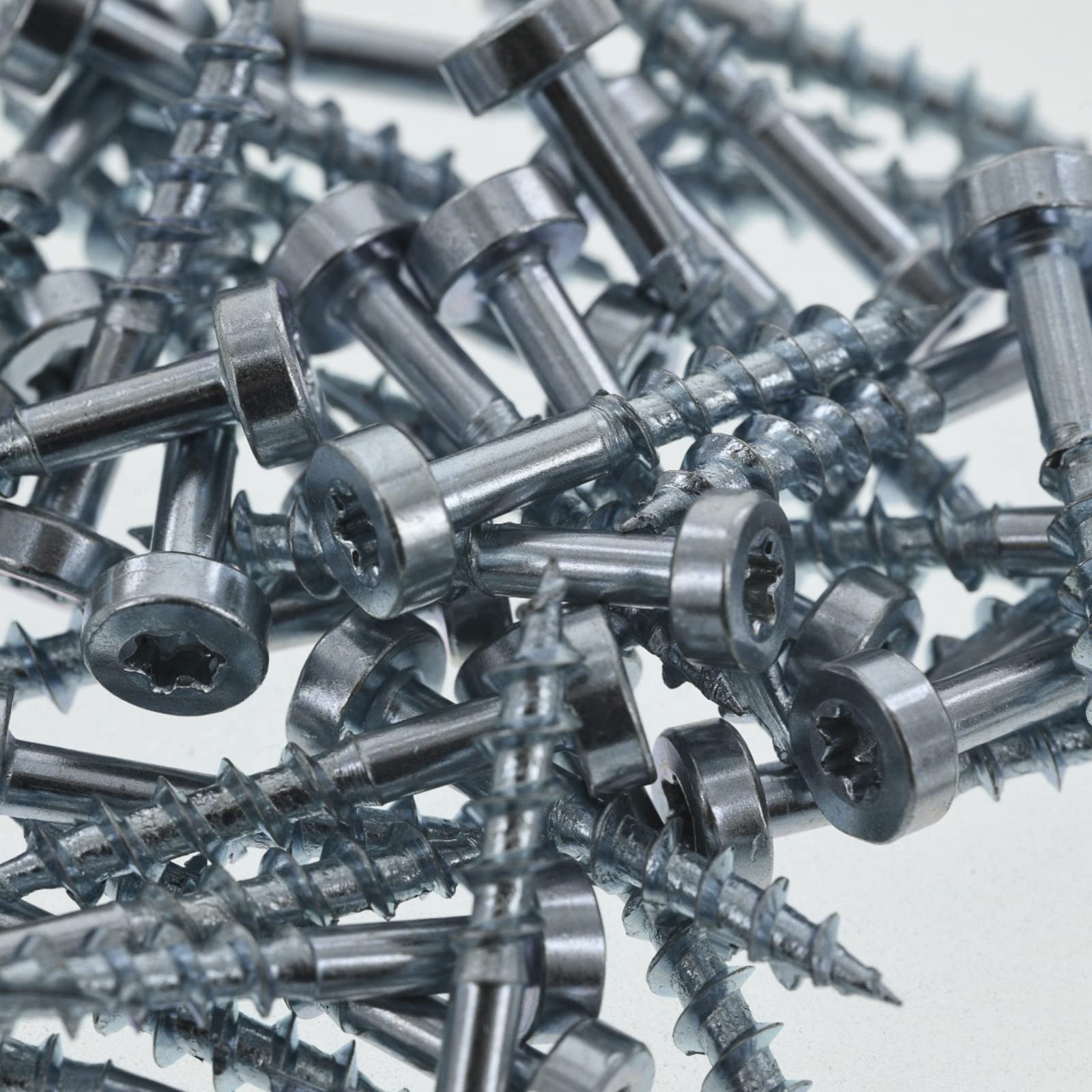 Milescraft 7351 Wood Pocket Hole Screws - #7 x 1" Pan Head with Coarse Thread (500pc.), Torx Drive Self-Tapping, For Indoor Use