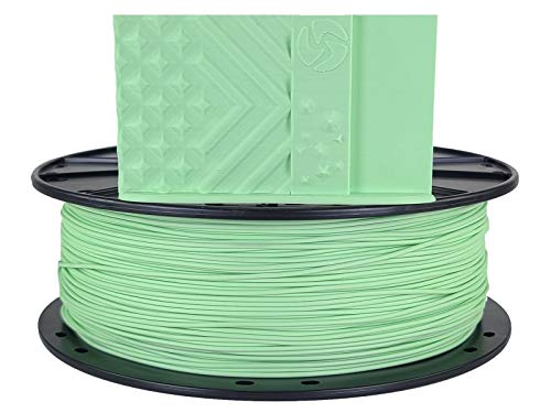 3D Fuel Standard PLA+ 3D Printing Filament, Made in USA with Dimensional Accuracy +/- 0.02 mm, 1 kg 1.75 mm Spool (2.2 lbs) in Pistachio Green
