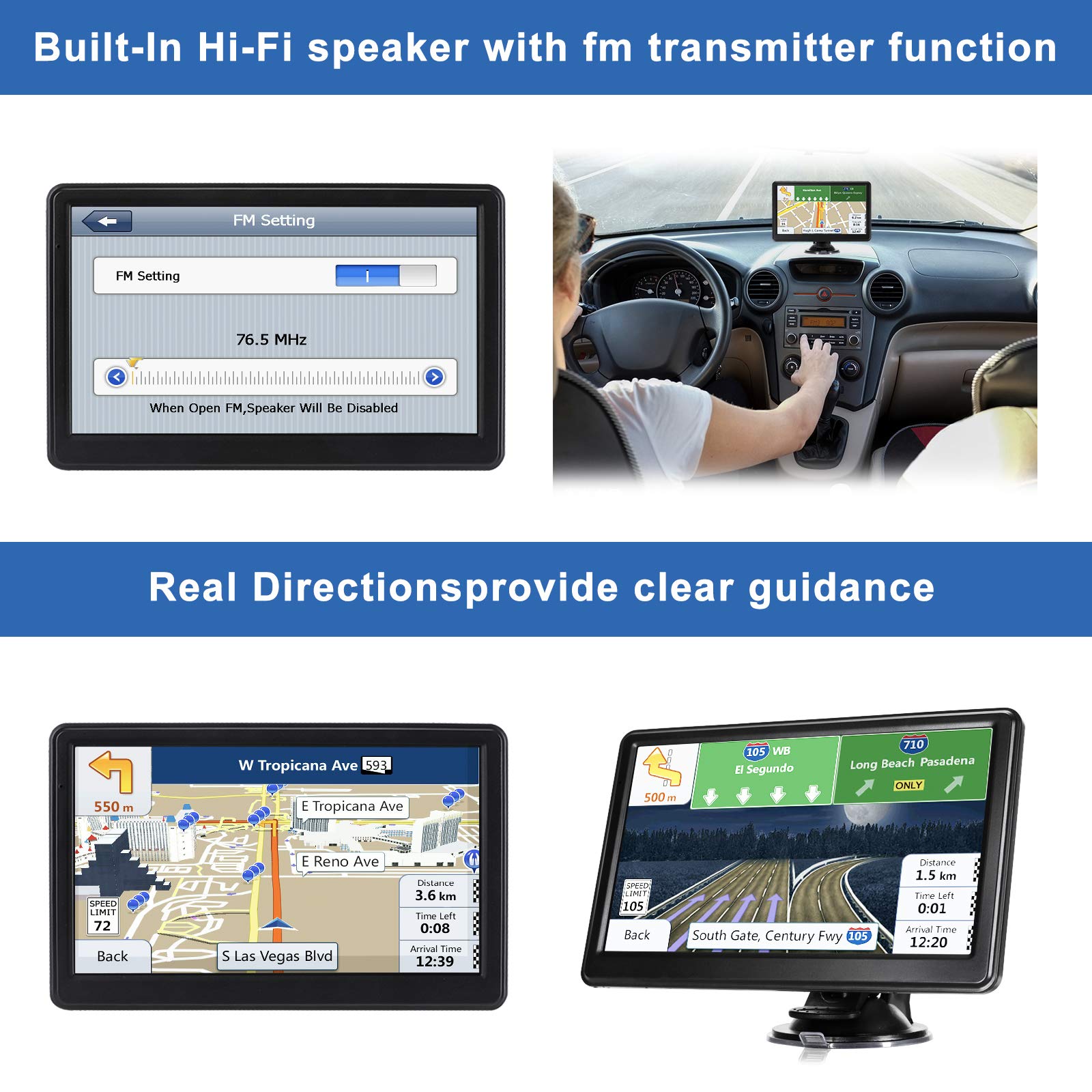 7-inch Car GPS Navigation GPS Navigation for