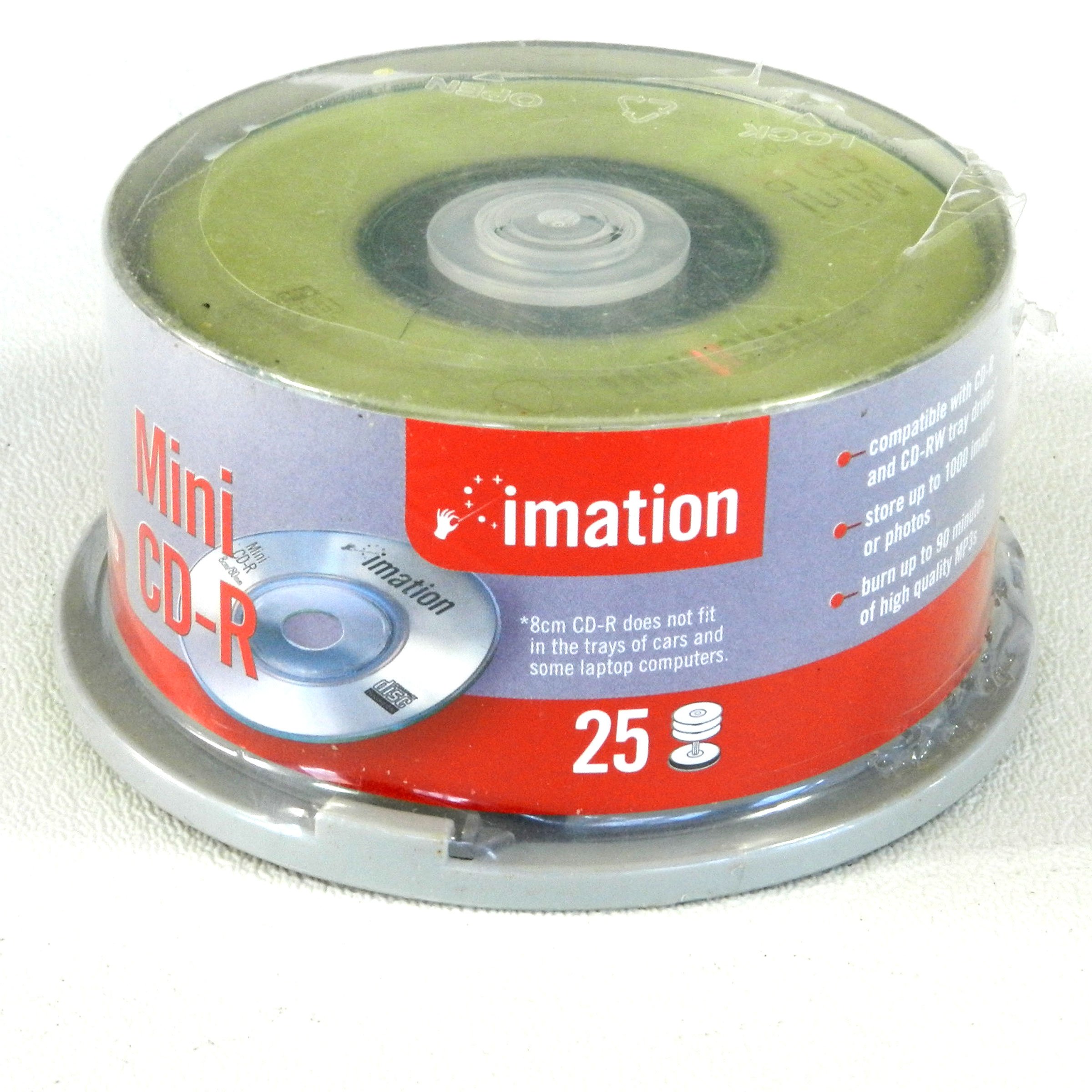 25-Pack CDR Media 80mm 200MB 3.5inspindle
