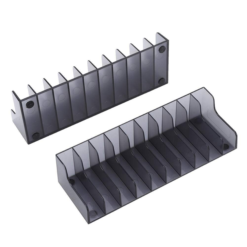 2 PCS Game Card Box CD Storage Stand Holder, Large Capacity Bracket, Precise cuts and interfaces, for PS4/SLIM/PRO Game Consoles